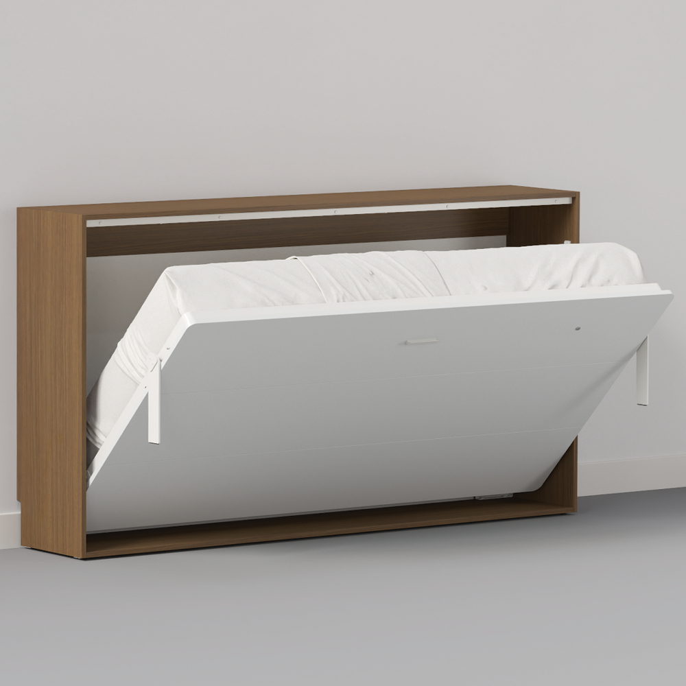 Save Space in Low-Ceiling Rooms with Horizontal Murphy Beds