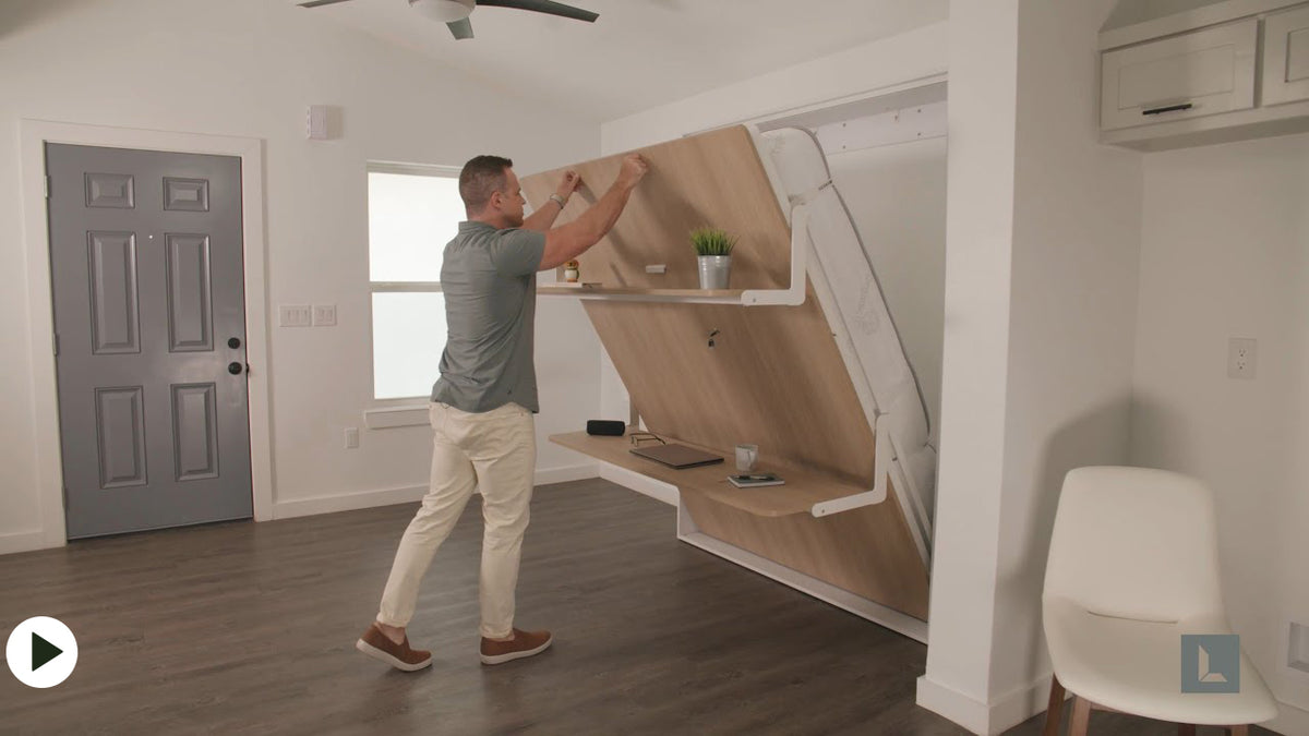 Vertical Queen Murphy Bed | Perfect Lori Bed for Small Spaces